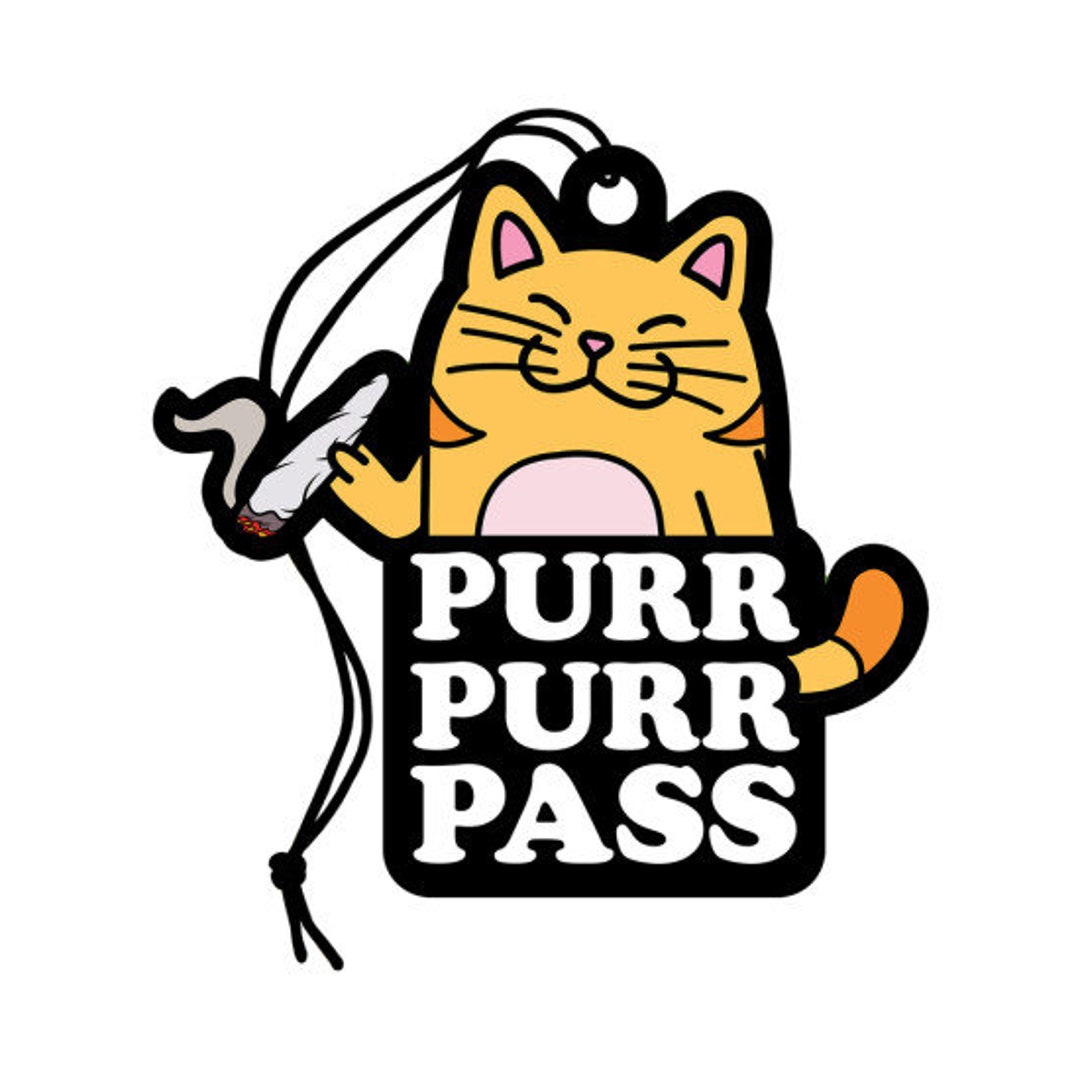 Purr Purr Pass green Grass Scent Air Freshener - Etsy