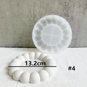 Bubble Coaster Silicone Mold, Decorative Bowl Mould, Jewelry Bowl Silicone Mould, Candlestick ...