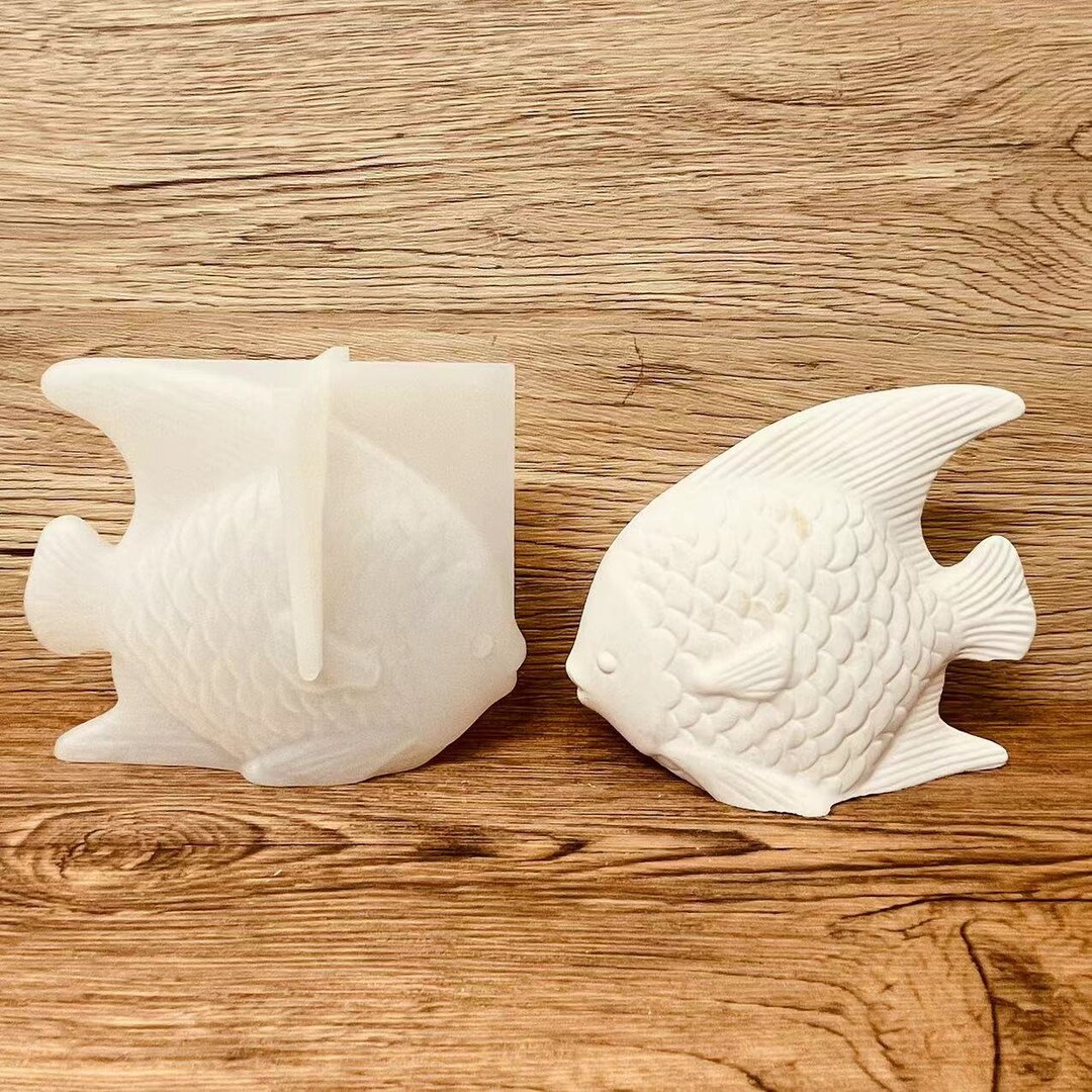 Fish Silicone Mold, Fish Decoration, Casting Mold for Concrete, Plaster ...