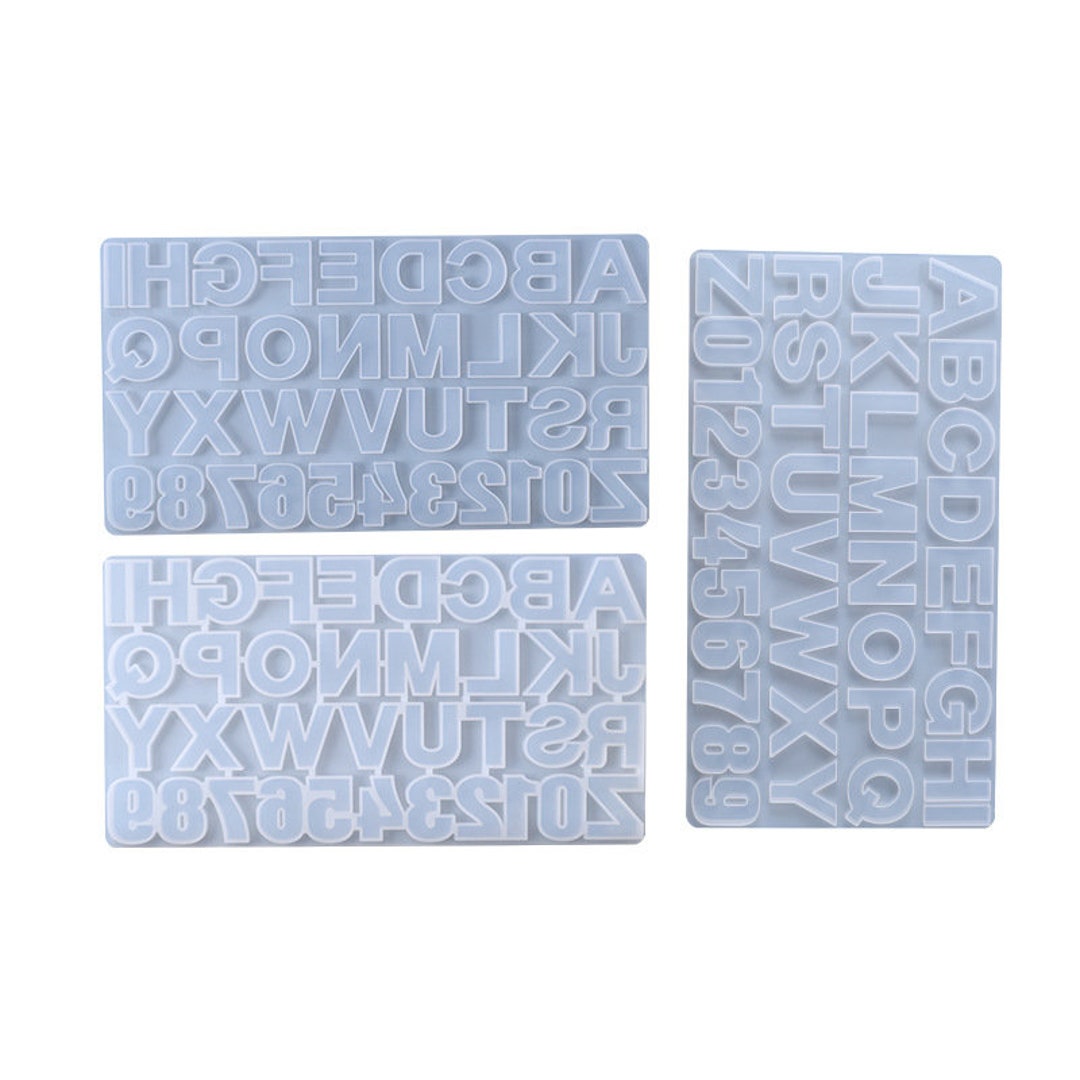 Alphabet A-Z Silicone Molds, Letters Concrete Molds, Candle Making ...