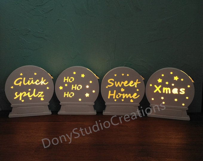 Snow Globes Lantern Silicone Molds, Casting Mold Christmas, Christmas ...