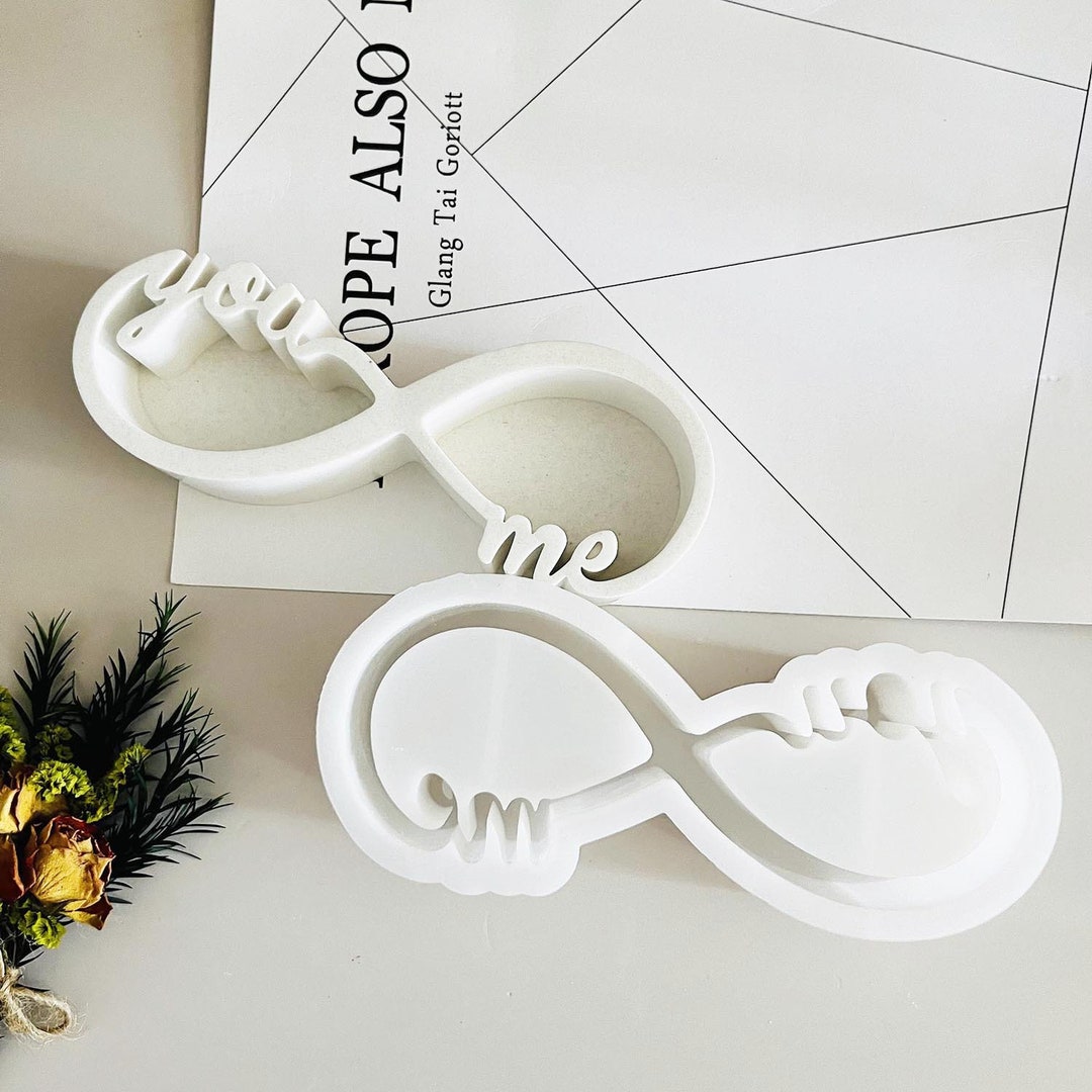 Silicone Mold Infinity Sign, Casting Mold Pedestal Infinity Loop ...