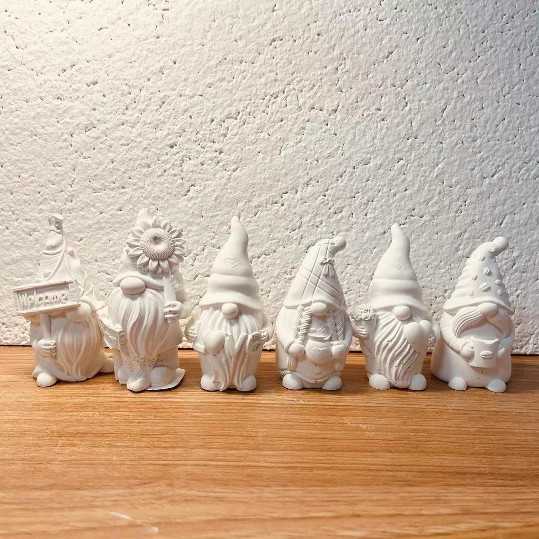 3D Gnome Silicone Molds, Candle Molds, Concrete Mold, Christmas ...