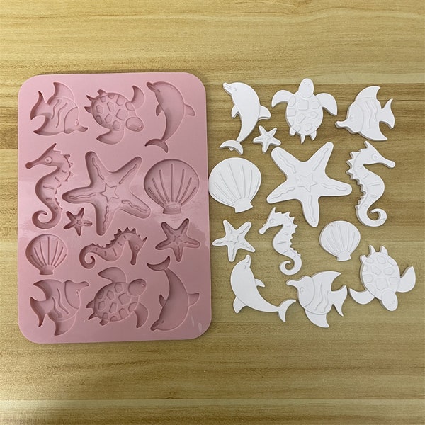Sea Life Silicone Molds - Etsy