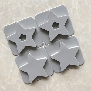 Star Silicone Casting Mold, Concrete Mold Star, Shiny Resin Mold Stars ...