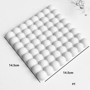 Bubble Coaster Silicone Mold, Decorative Bowl Mould, Jewelry Bowl Silicone Mould, Candlestick ...