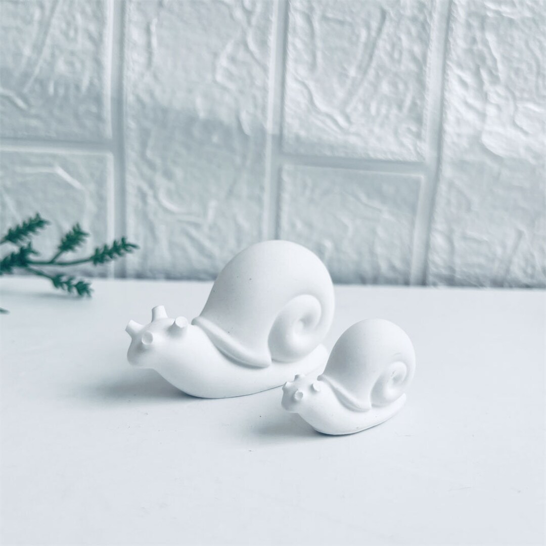 Cute Snails 3D Silicone Mold, Animal Snails Concrete Molds, Plaster ...