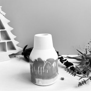 Mini Vase Silicone Mold, Concrete Molds for Casting Vases, Bottles Silicone Mold, Perfume ...