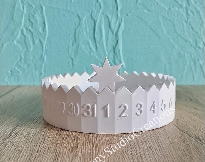 Silicone Mold Candle Bowl, Casting Mold, Advent, Bowl With Calendar and ...