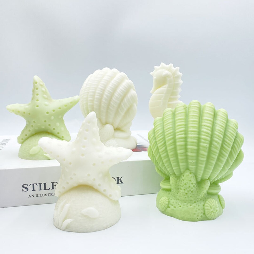 Silicone Mold Marine Life, Animal, Casting Mold Seahorse, Starfish ...