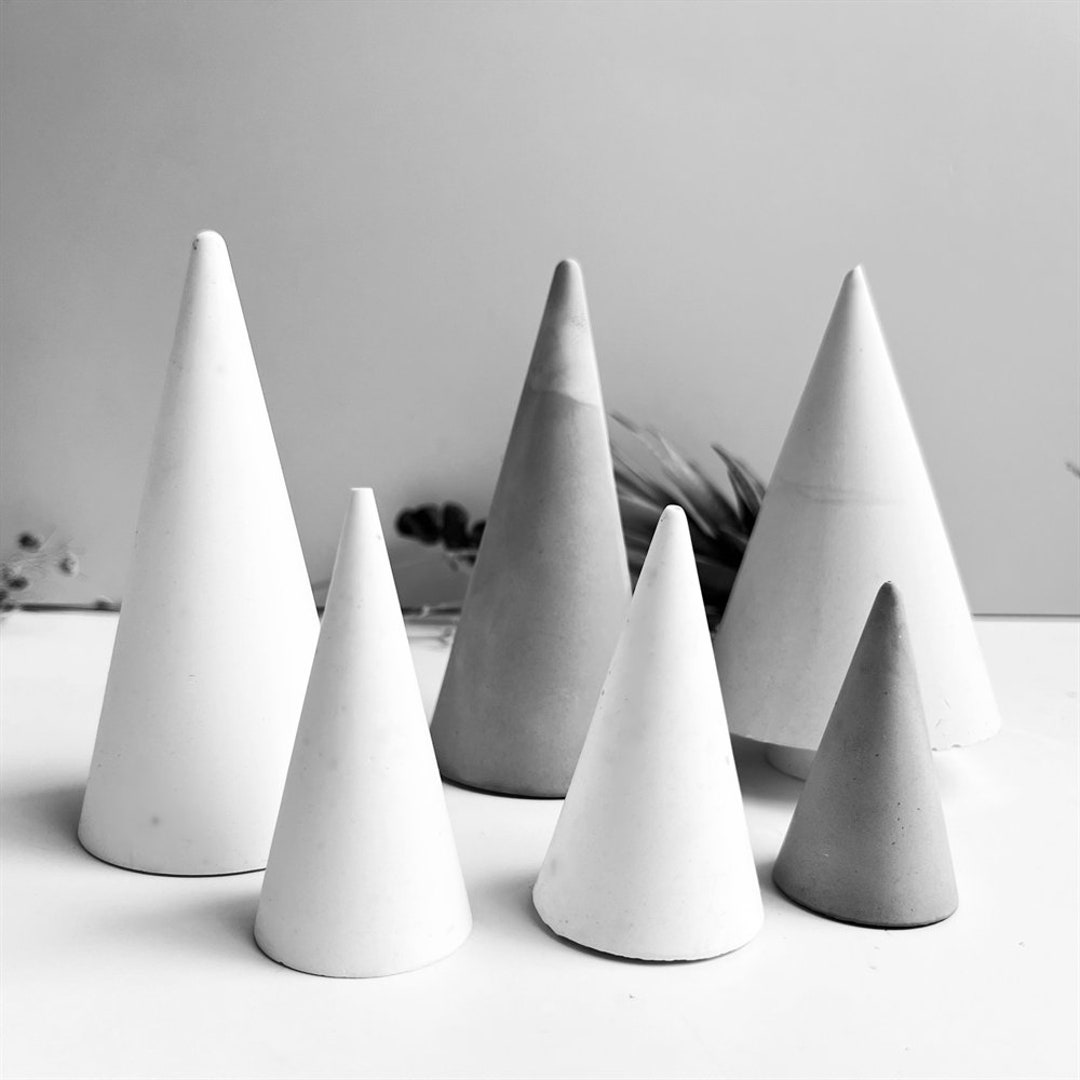 Concrete Mold Ring Holder Cone Silicone Mold, Silicone Mould Ring Stand ...