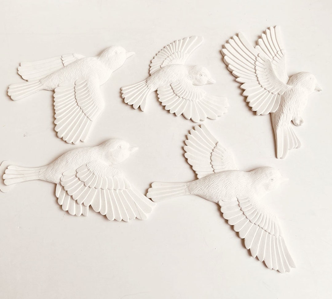 Birds Silicone Moulds Bird Concrete Molds Gypsum Raysin Bird Decoration ...