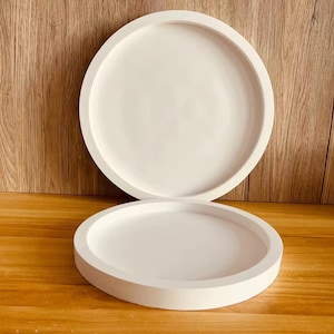 Silicone Molds Trays, 4 Sizes, Large Circle Plate Casting Molds, Shiny ...