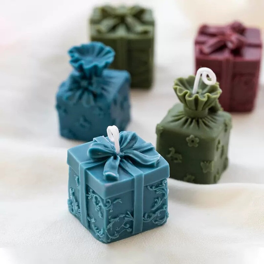 Candle Mold Gift Box, Christmas Gift Box, Silicone Mold Christmas ...
