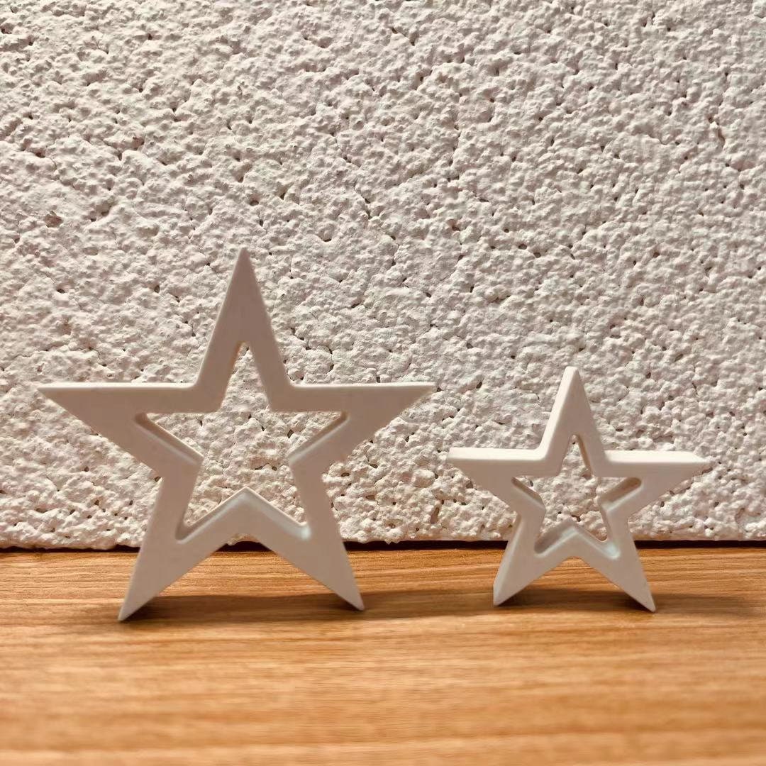 Star Silicone Mold, Concrete Mold Star, Shiny Resin Mold Stars Silicone ...