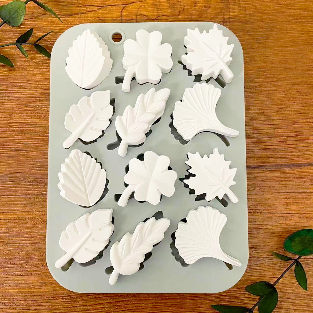 Silicone Mold Leaf, Silicone Casting Mold Leaves, Silicone Mold Decor, Decoration, Food Safe ...