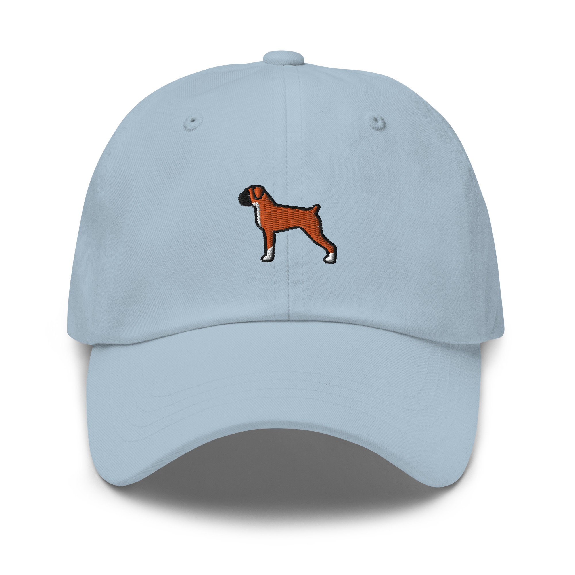 Boxer Dog Embroidered Baseball Cap Cotton Adjustable Dad Hat - Etsy