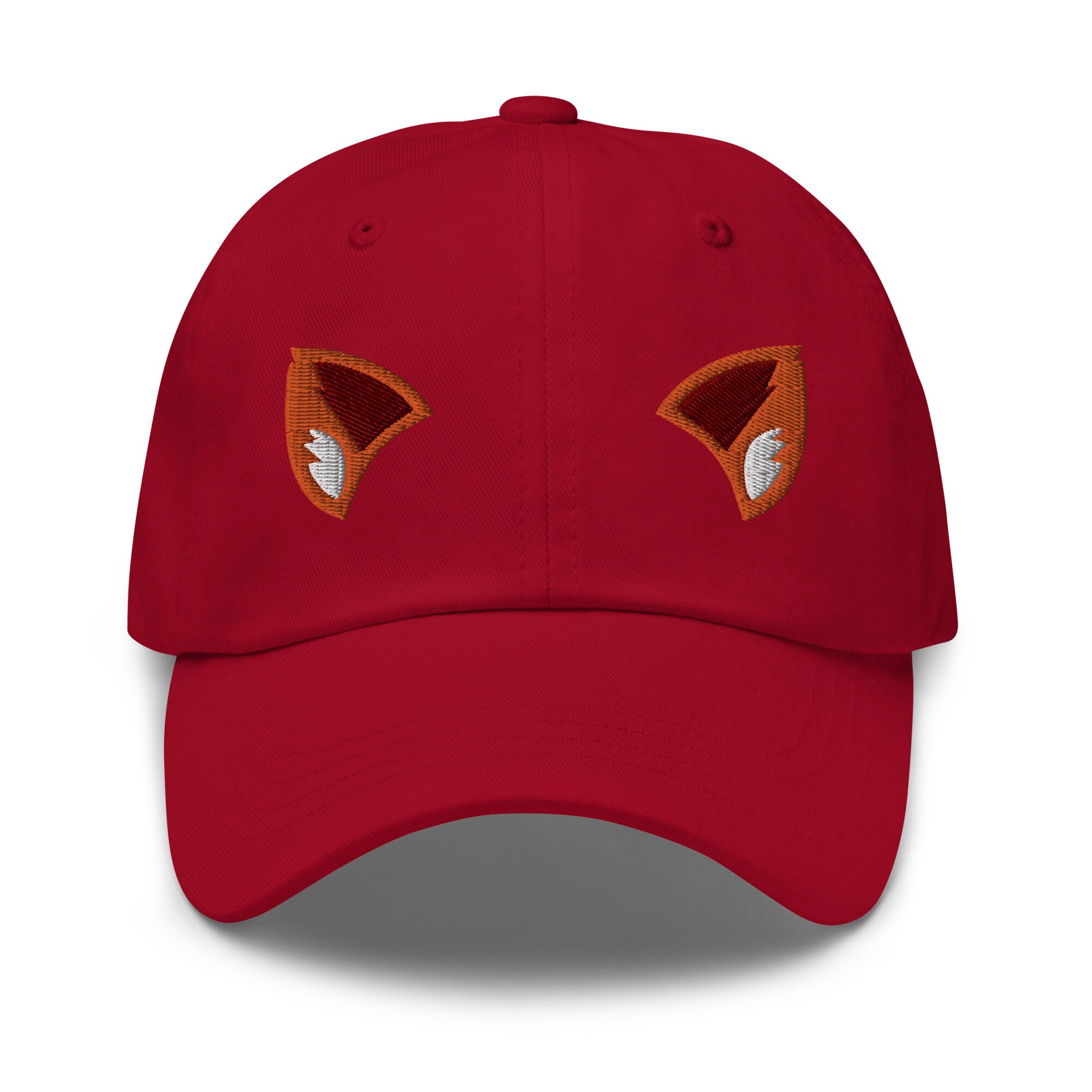 Fox Ears Embroidered Baseball Cap Cotton Adjustable Dad Hat - Etsy