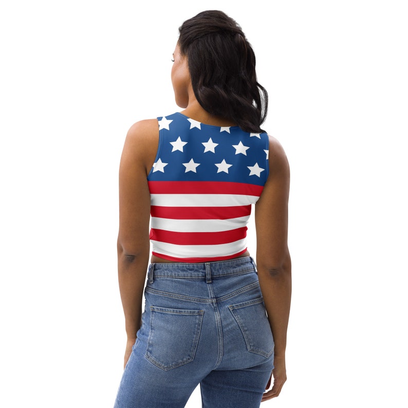 Womens 4th of July Tank Top Independence Day Shirt USA Flag Patriotic ...