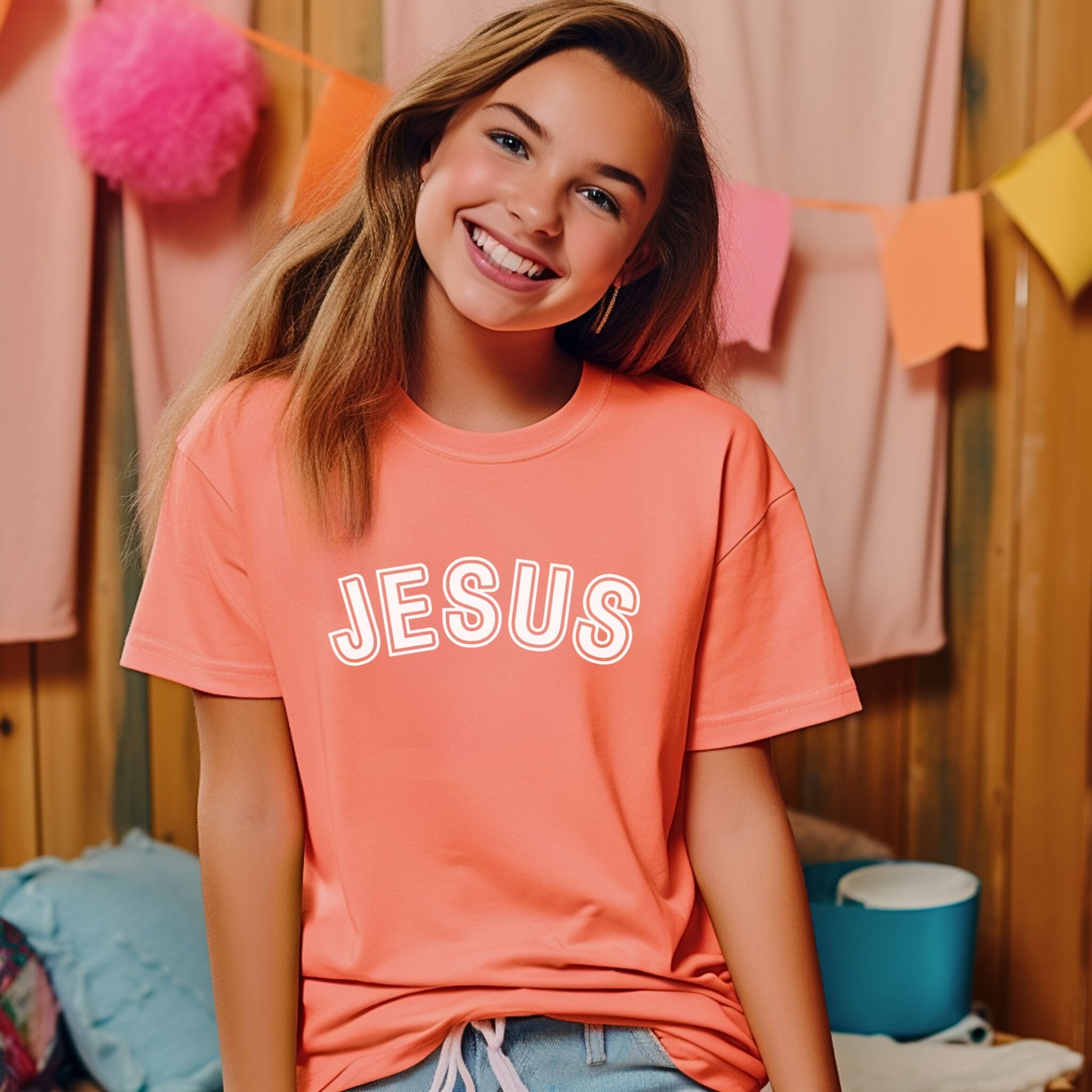 Faith Tshirt for Youth Girls Girls Religious Shirt Jesus Tee Girls ...