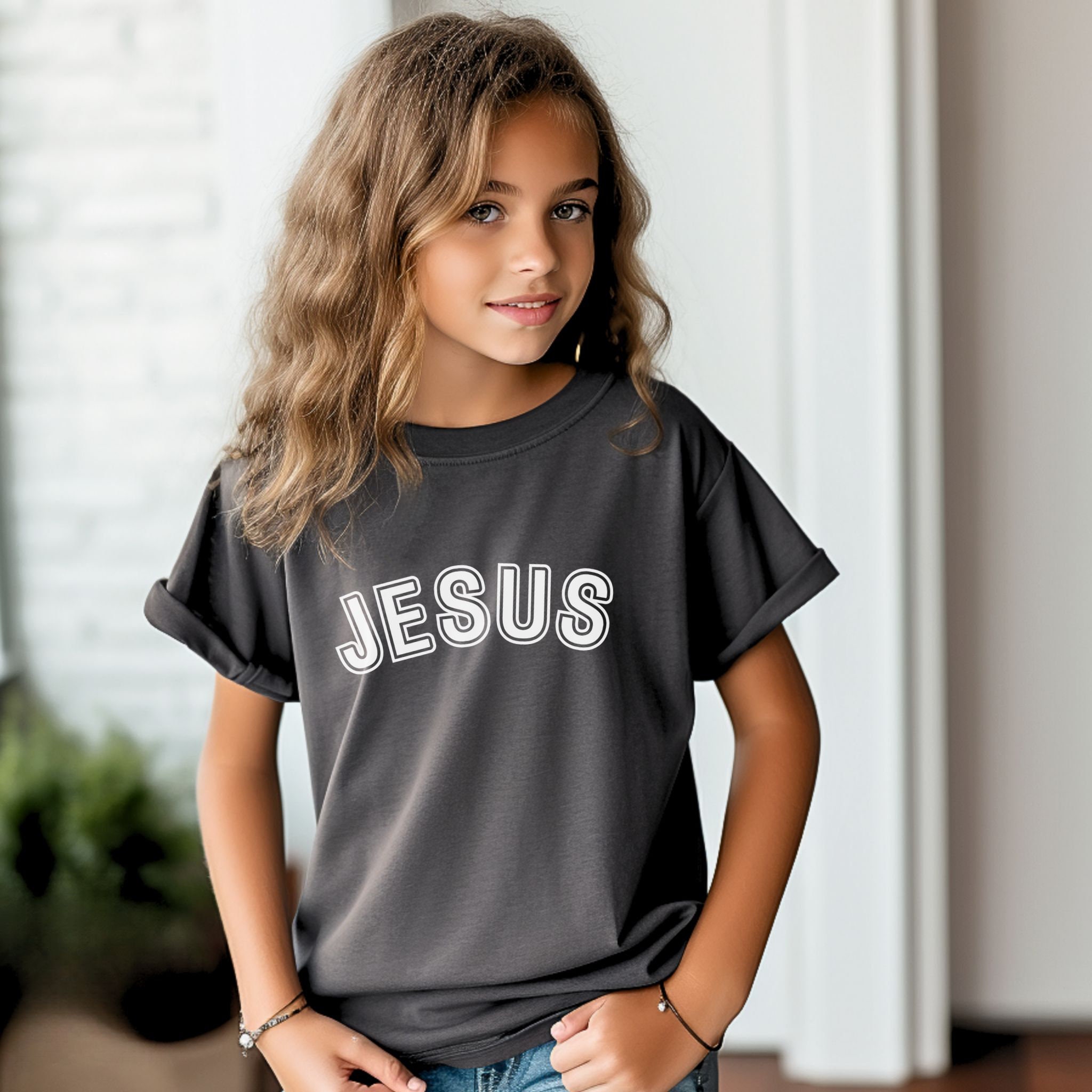 Faith Tshirt for Youth Girls Girls Religious Shirt Jesus Tee Girls ...