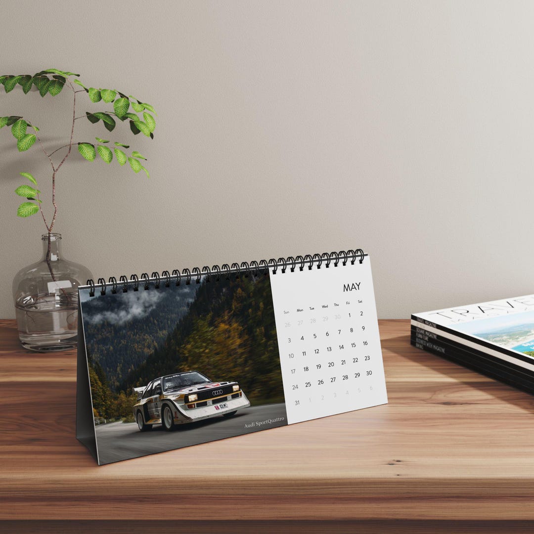 2026 Desktop Car Calendar | 'german Legends' Automotive Car Enthusiast ...