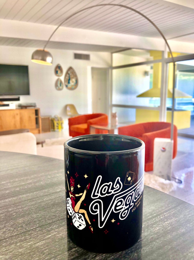 Vintage Las Vegas Showgirl Mug - Etsy