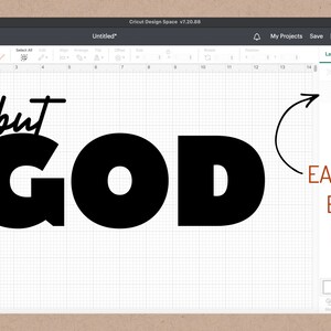 But GOD Scripture SVG / Digital Design - Instant Delivery - Etsy