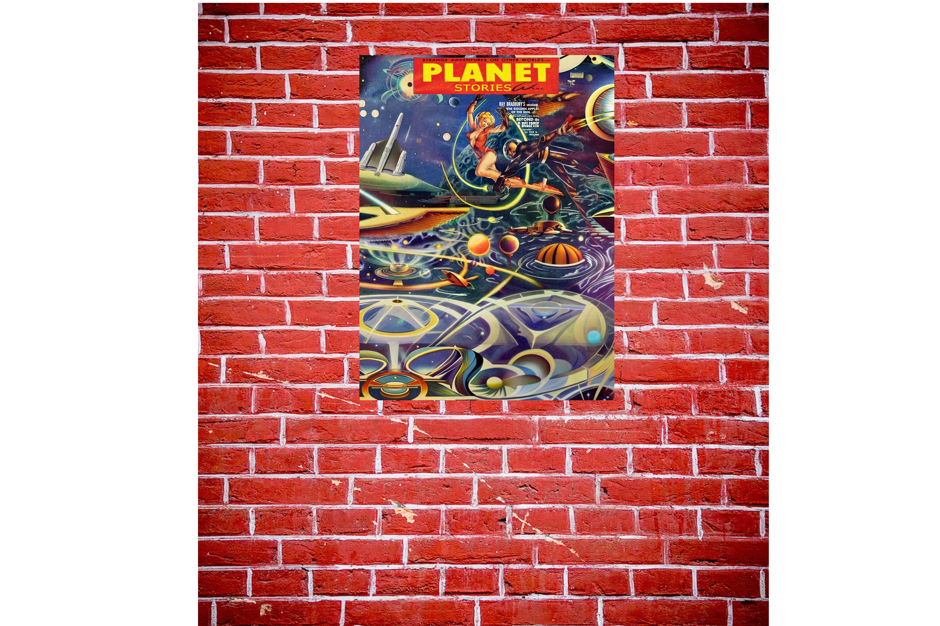 Awesome Pulp Magazine Cover Art Poster! Golden Age of Sci Fi Magazine ...