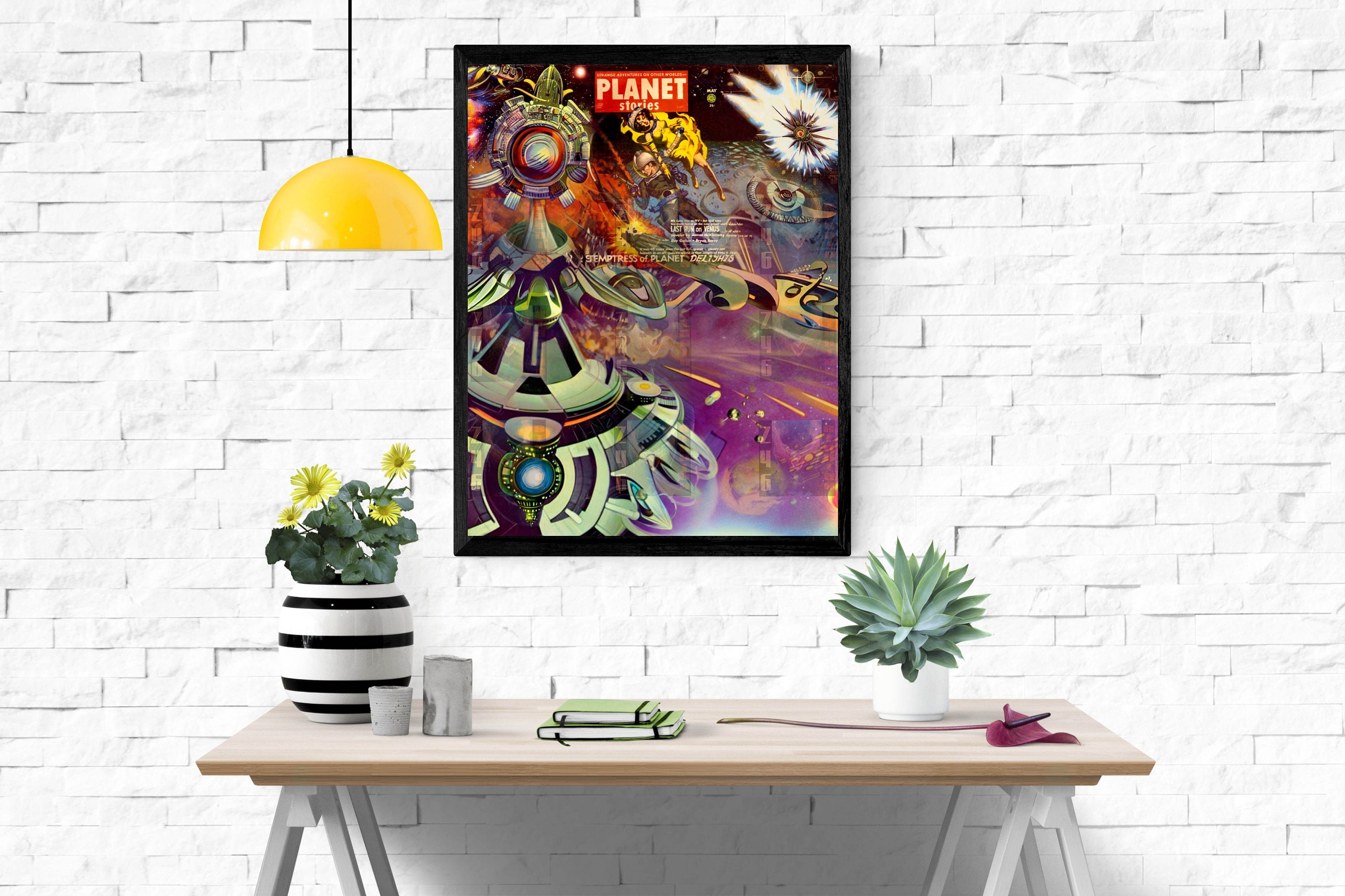 Awesome Pulp Magazine Cover Art Poster Golden Age of Sci Fi Magazine ...