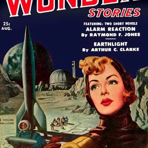 Golden Age of Sci Fi Magazine Art Cover, Expanded and Reinvented ...