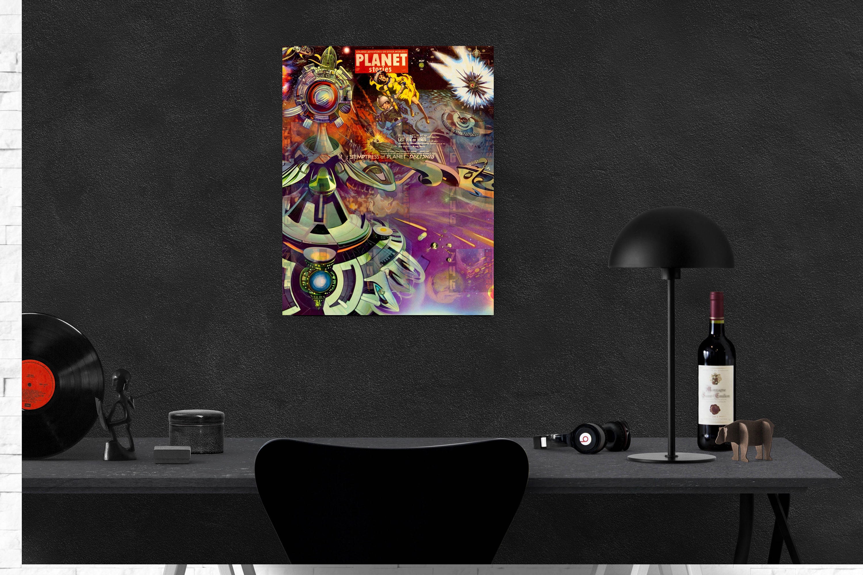 Awesome Pulp Magazine Cover Art Poster! Golden Age of Sci Fi Magazine ...