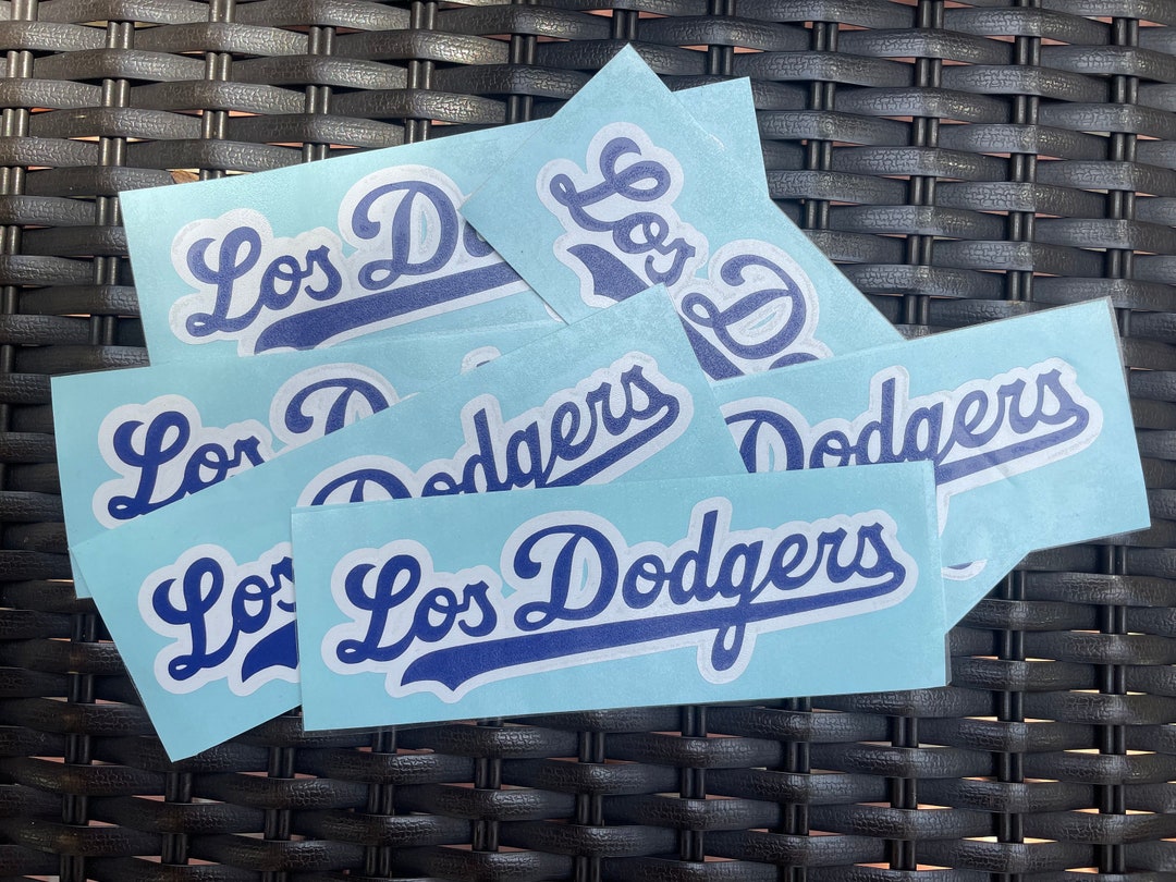 Los Dodgers Vinyl Decal - Etsy