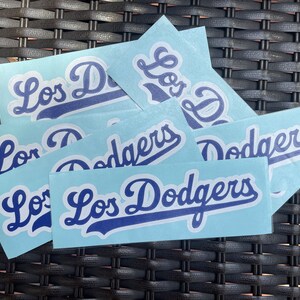 Los Dodgers Vinyl Decal - Etsy
