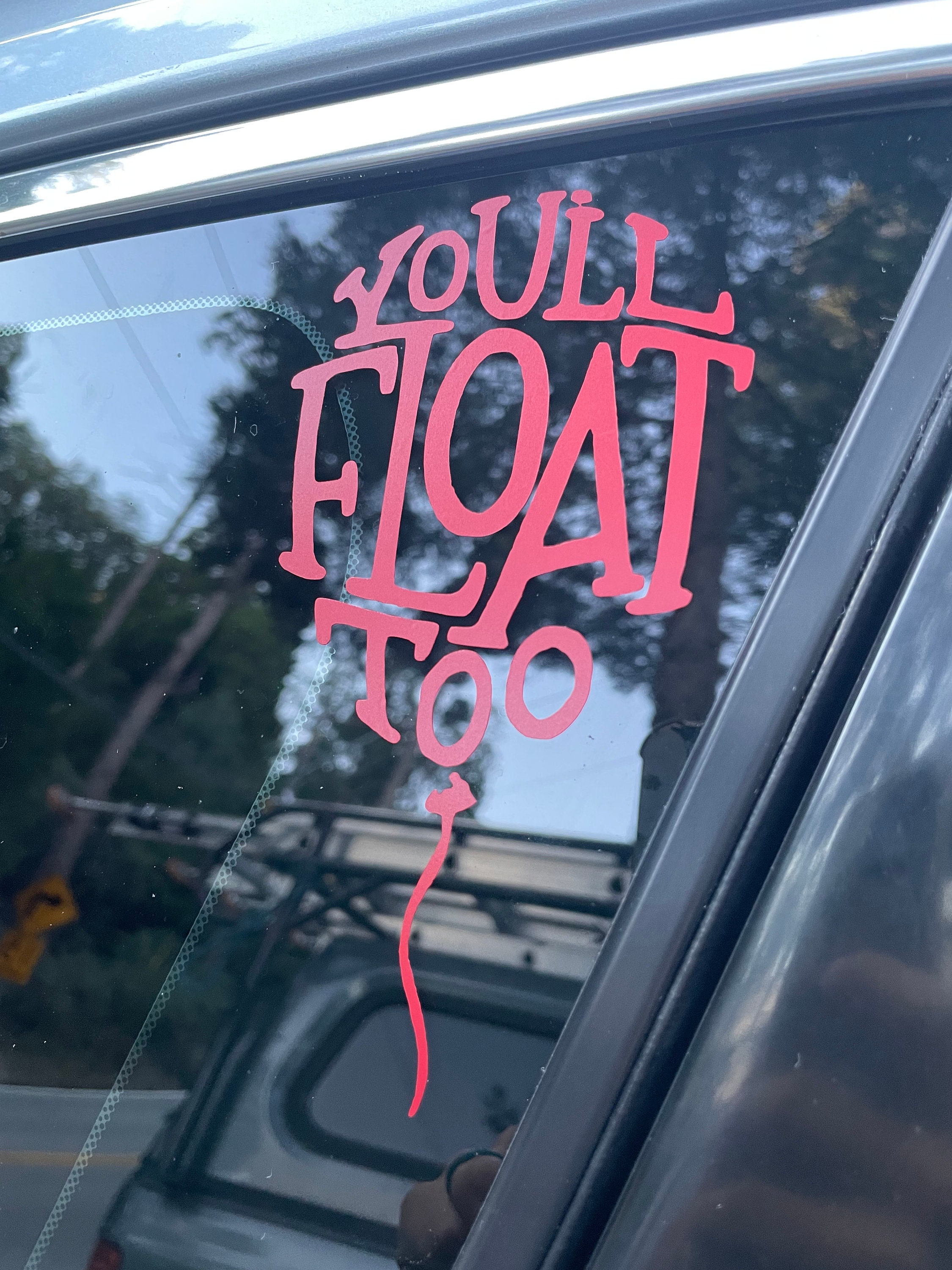 Youll Float Too Decal it Movie Vinyl Decal Free Shipping - Etsy