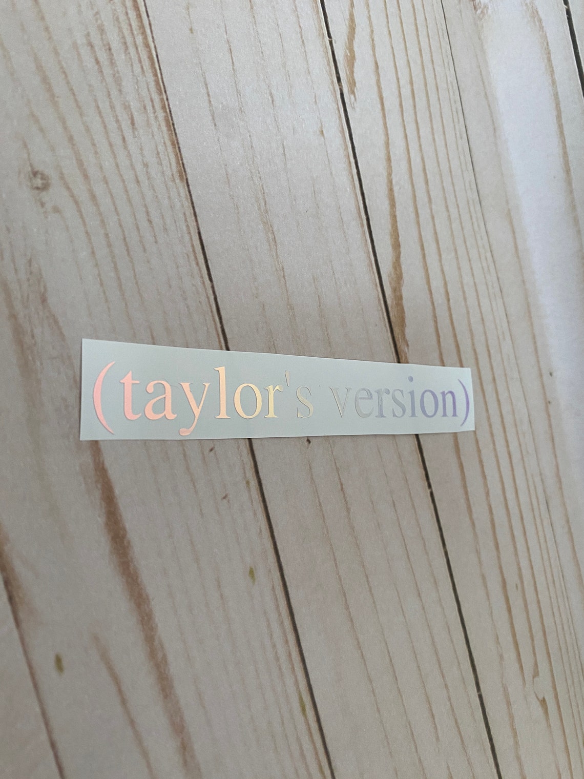 Taylor's Version Decal Taylor Fan Decal Swiftie Decal - Etsy