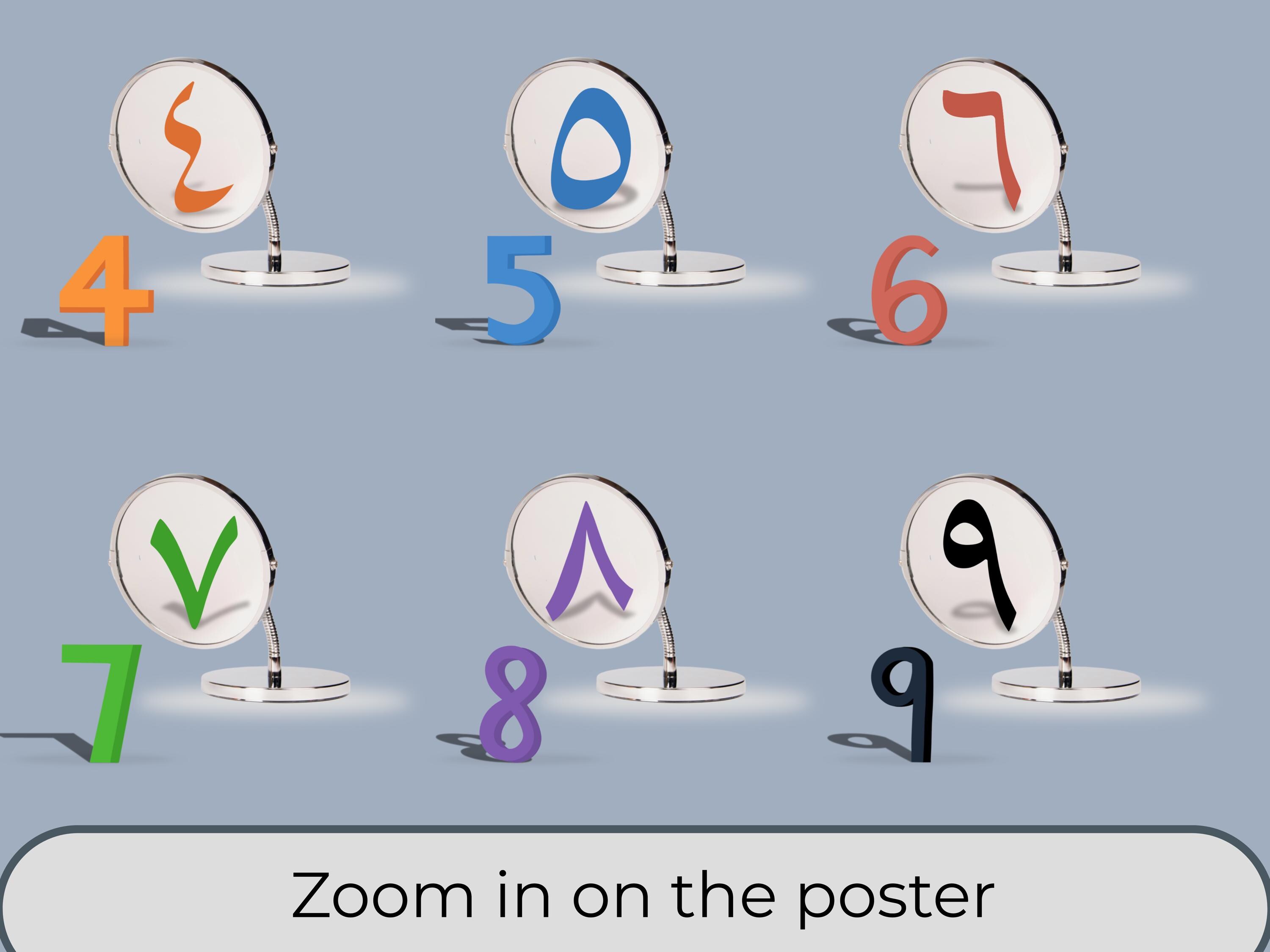 Printable PDF – Western & Arabic Numerals Poster | Montessori Bilingual ...