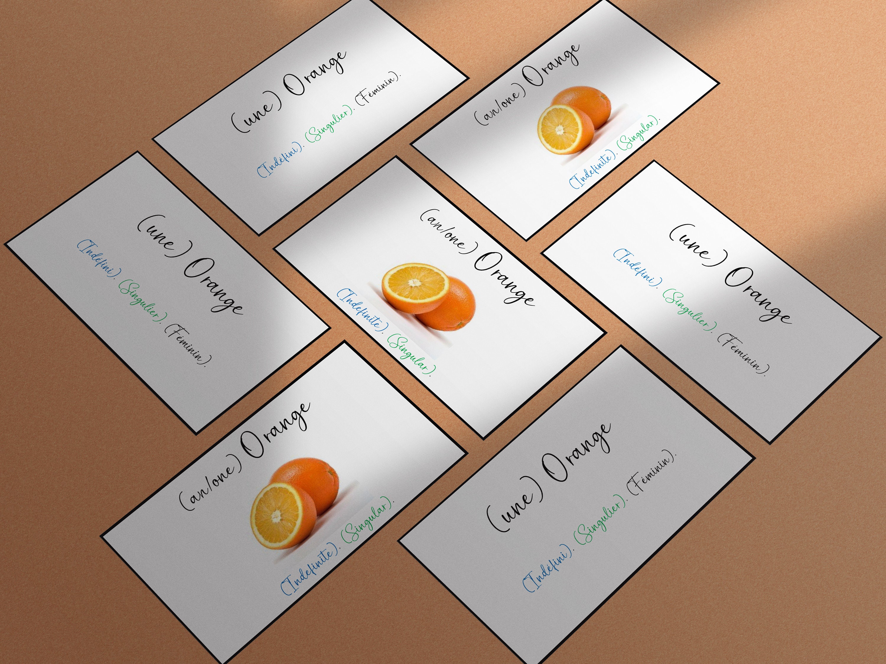Food Flashcards ENGLISH & FRENCH, Fruits, Digital Word/pdf, 34 Editable ...