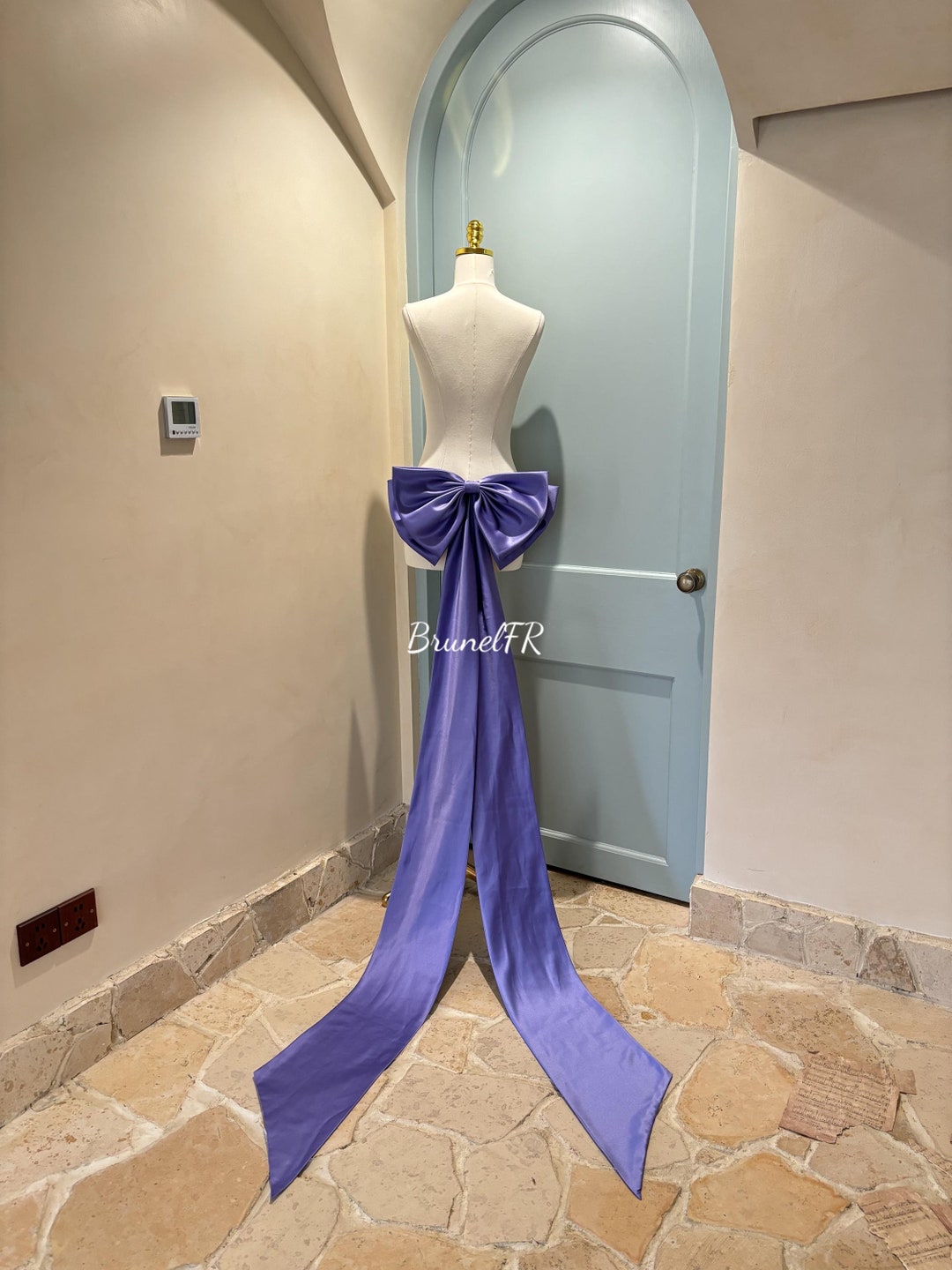Lavender Long Train Bow Christmas Tree Bow Extra Big Bow Pew Bows ...