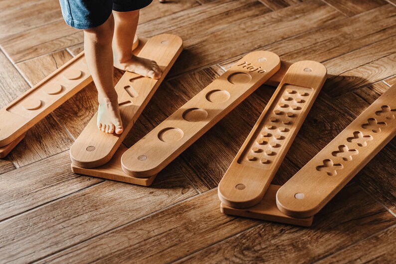 Doubled Size Balance Beam, Sensory Balance Board, Balance Beam Kids ...