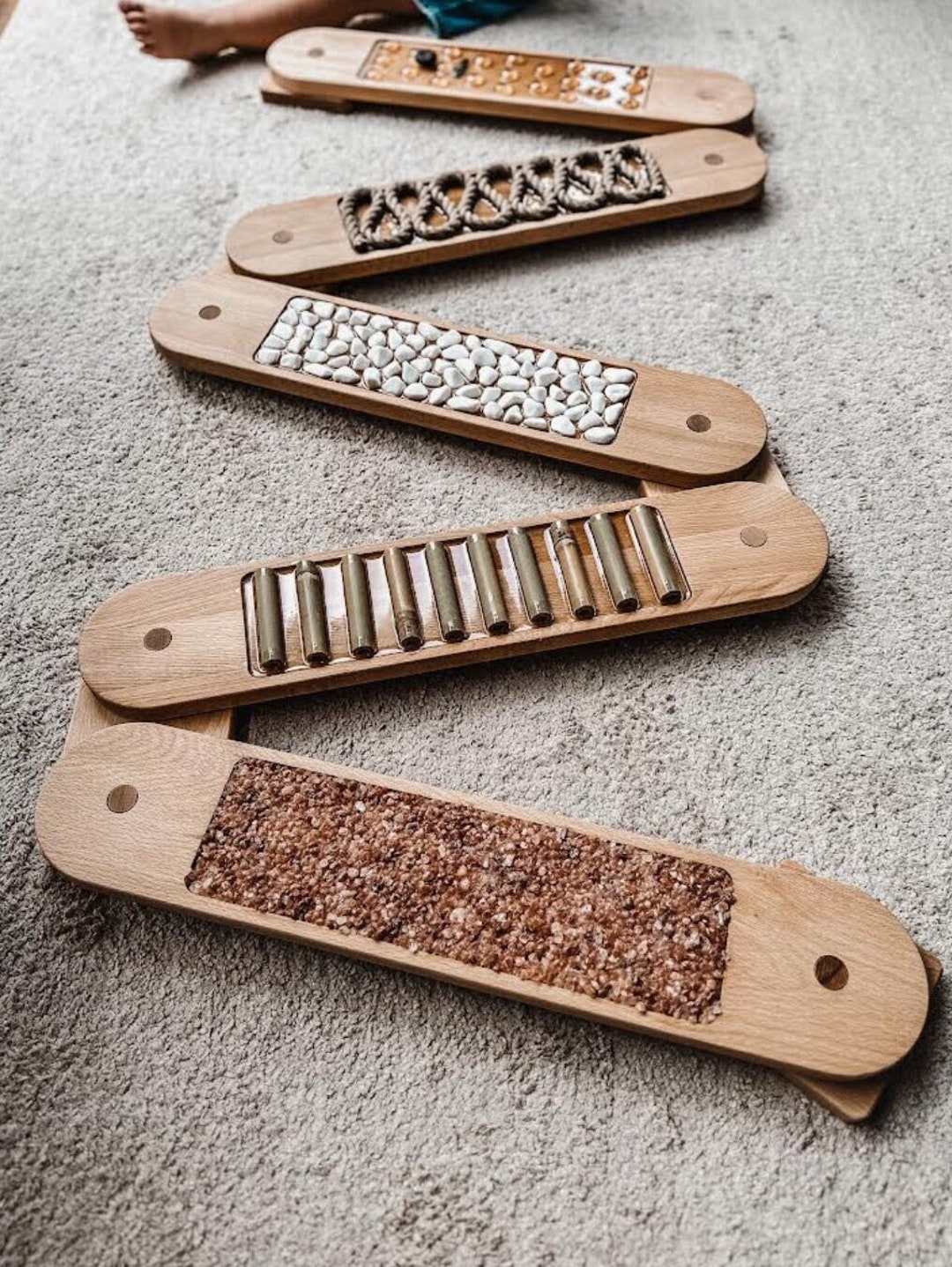 Doubled Size Balance Beam, Sensory Balance Board, Balance Beam Kids ...