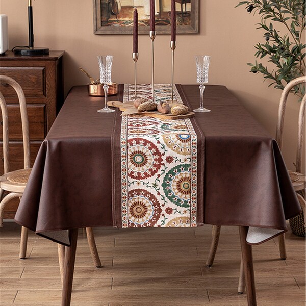 Leather Tablecloth - Etsy