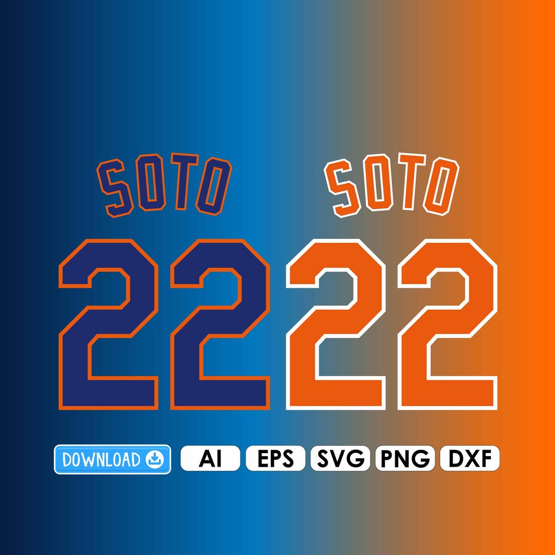 Soto Jersey AI, Png, Svg, Dxf Files for Cricut, Vinyl, Laser, for ...