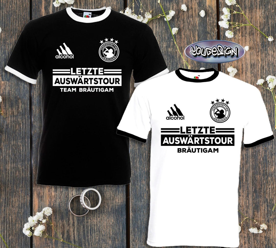 JGA Shirt Junggesellenabschied T-Shirt Bräutigam Trikot - Etsy.de