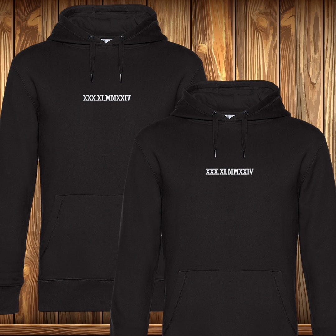 Individual Date Hoodie Couple Partner Stick Love Valentine King Queen ...