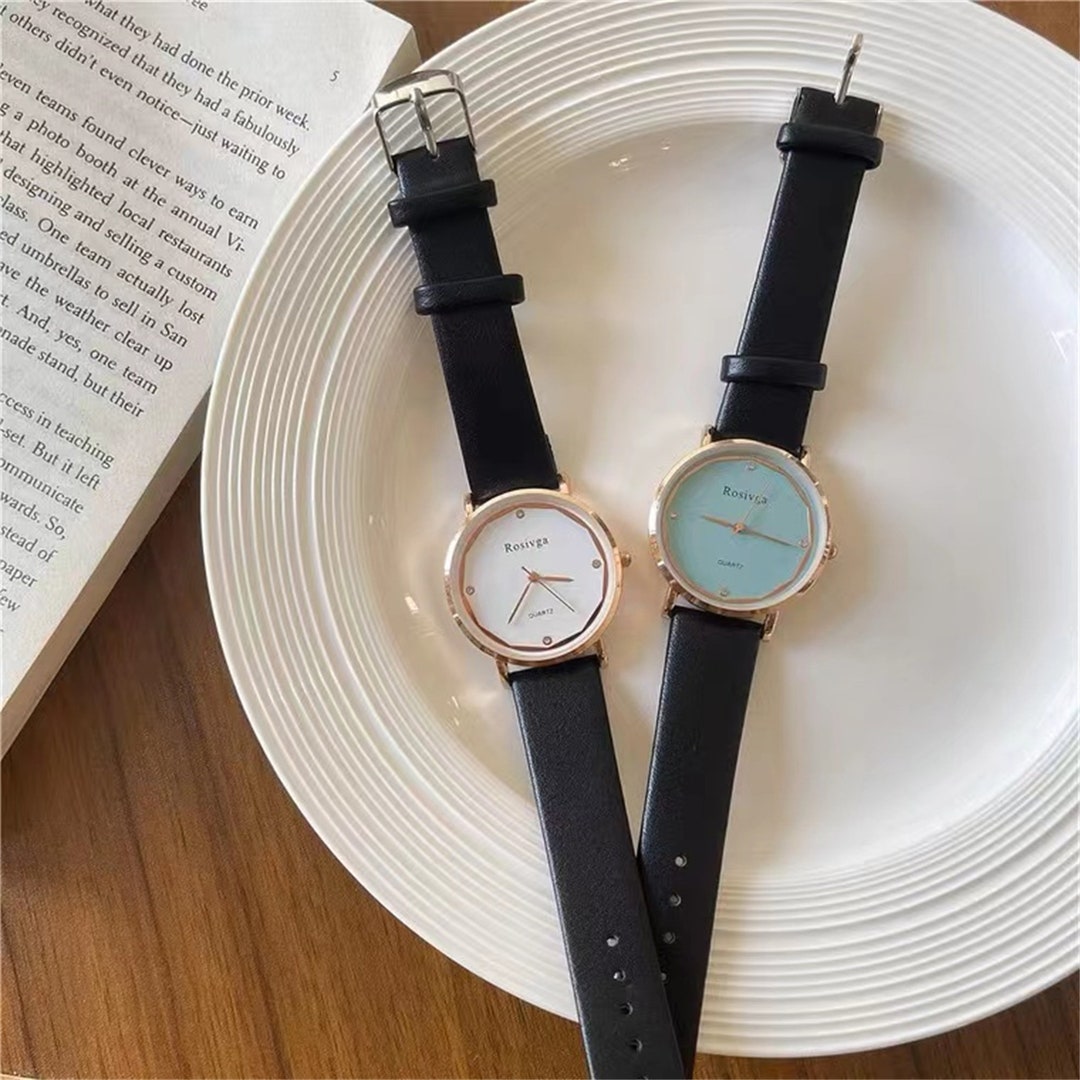 Small Blue Round Watch Case Unique Women Watches Petite - Etsy