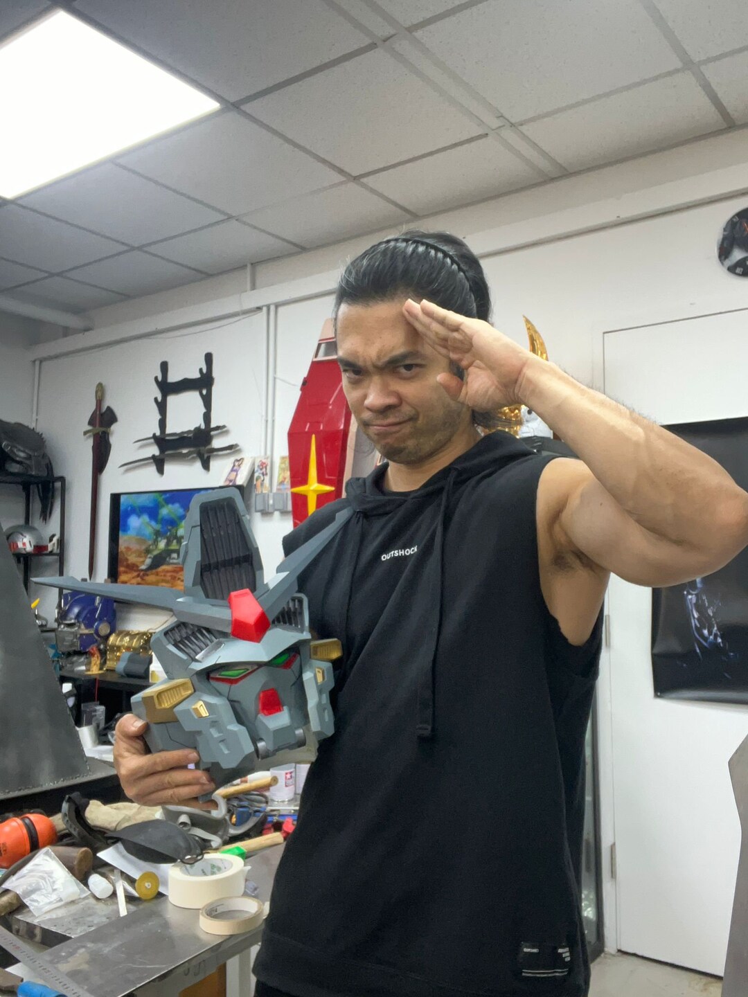 Gundam 0083 Gp02a Zeon AE Head Helmet Cosplay Armor Weapon 3d Print ...