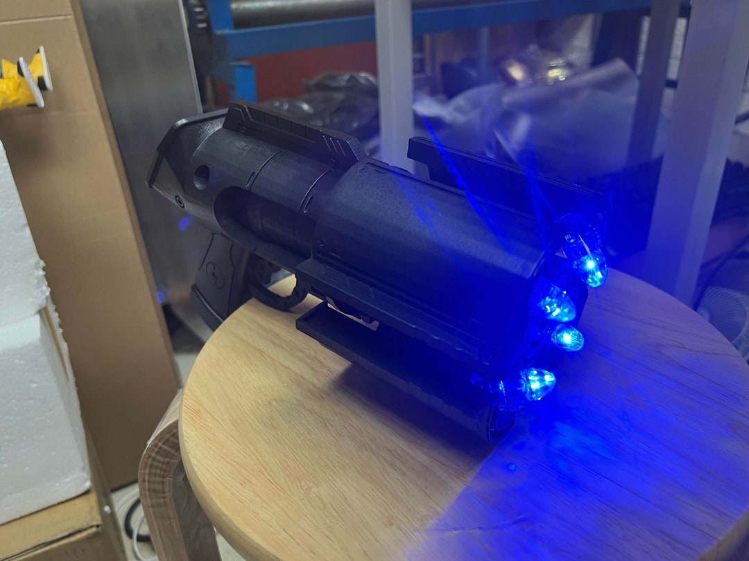 GANTZ X Gun Painted With LED Cosplay Weapon Prop - Etsy
