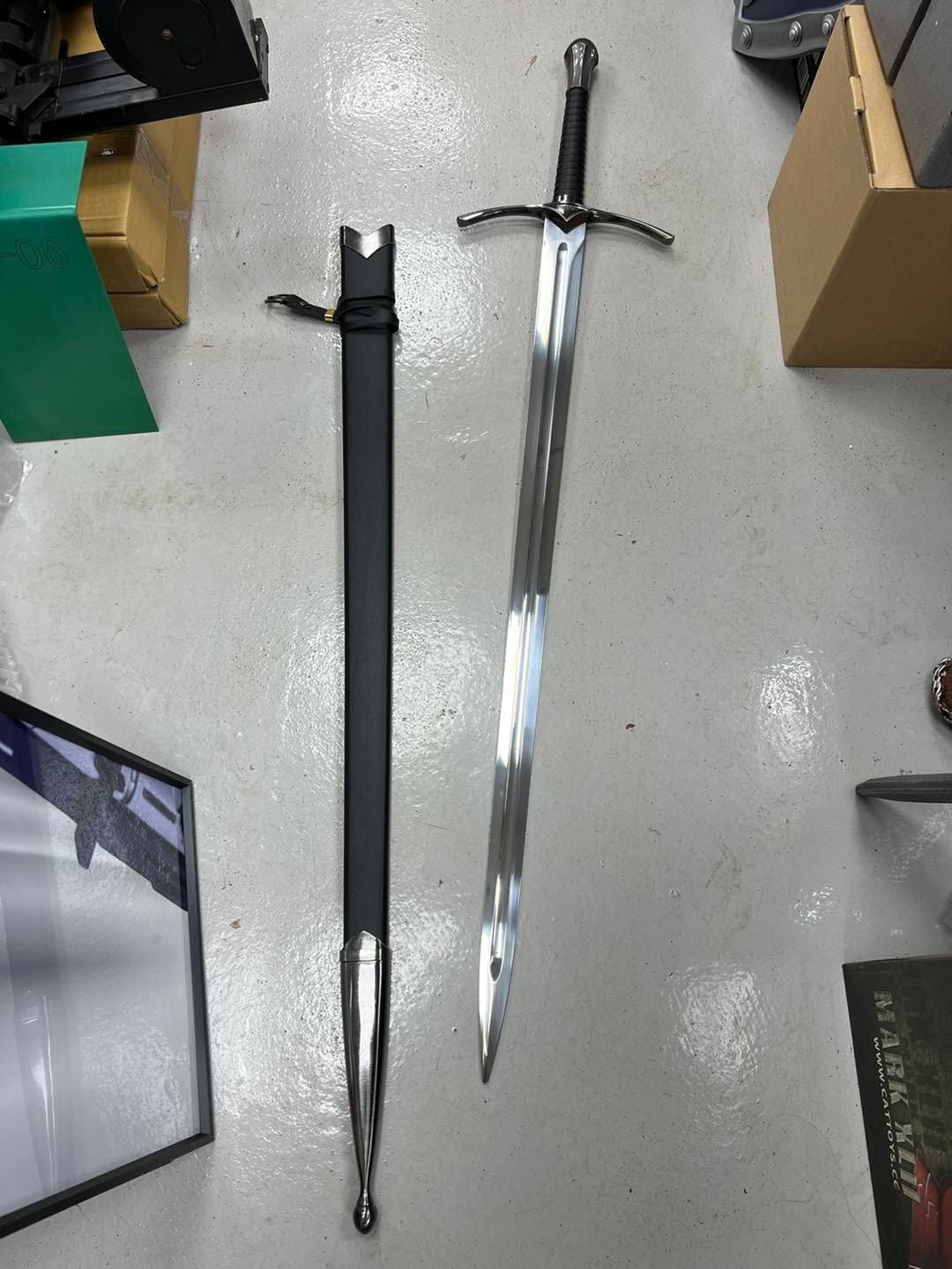 Gandalf Sword Cosplay Metal Steel Weapon Prop - Etsy