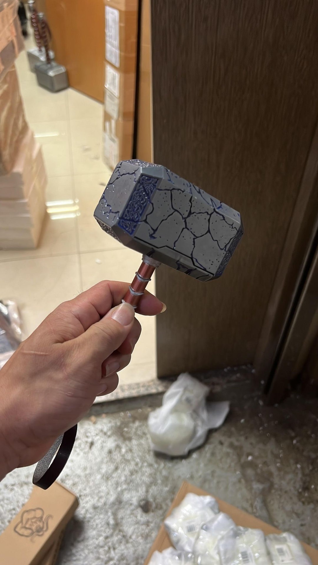 Small Thor Broken Hammer Metal Cosplay Weapon Prop - Etsy